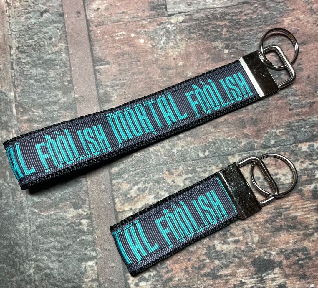 Foolish Mortal, Haunted Mansion Inspired Key Chain, Key Fob or Wristlet ...