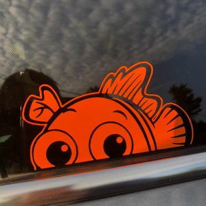 Vinyl Decal, Car Decal, Sticker, Lap Top, Nemo, Waving Inspired, Little ...