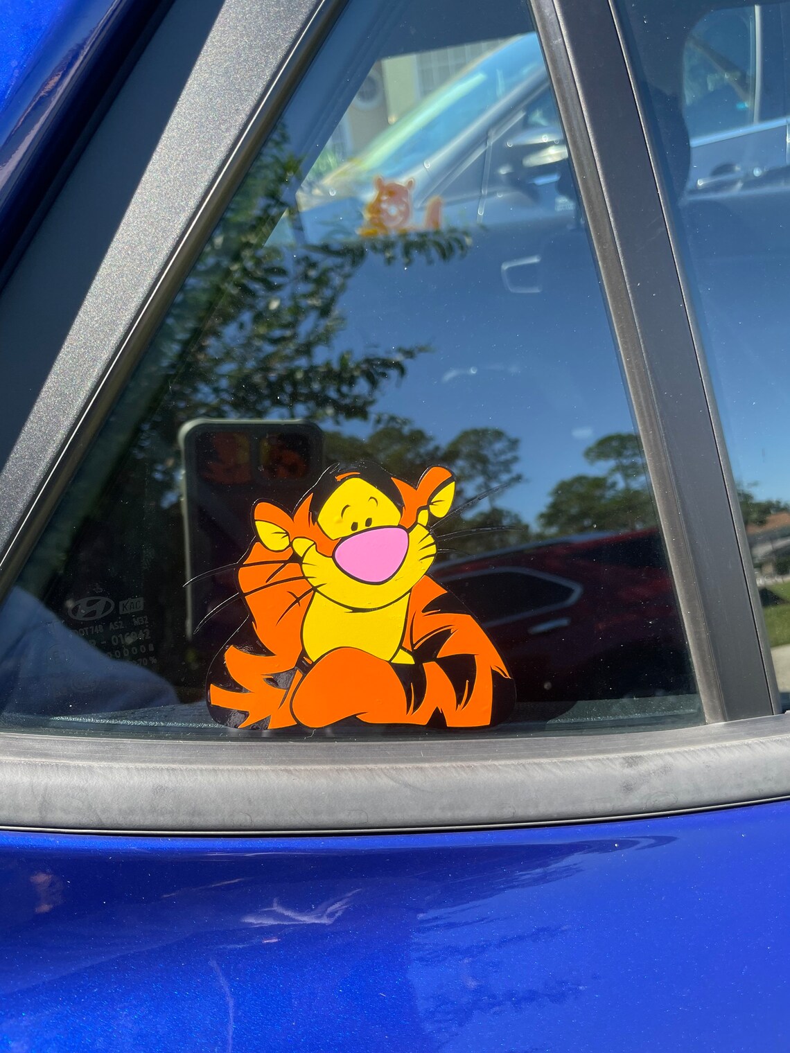 Vinyl Decal, Car Decal, Sticker, Lap Top, Tigger Inspired, Approx Size ...