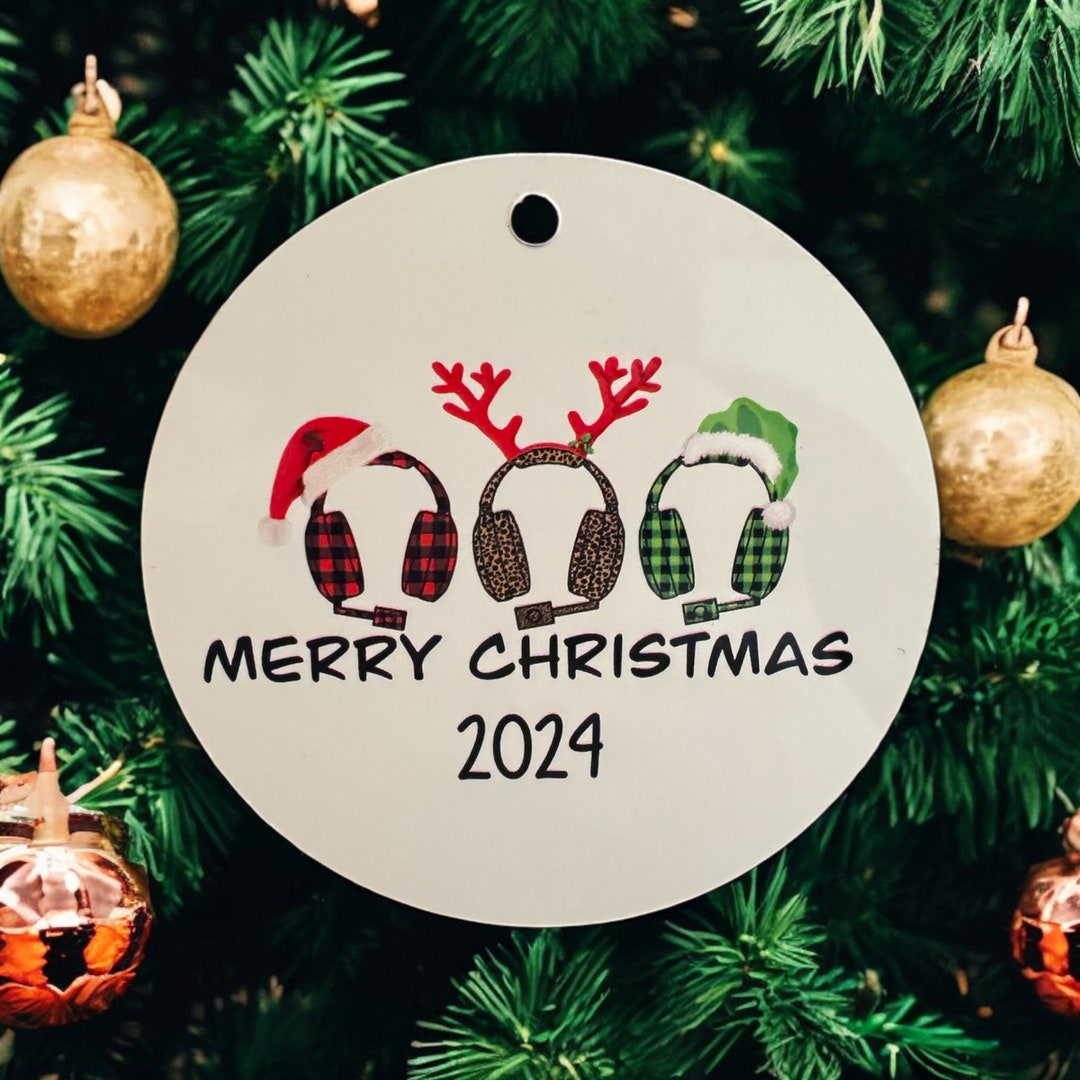 Personalized Dispatcher Headset Christmas Ornament, 911 Dispatcher Gift ...