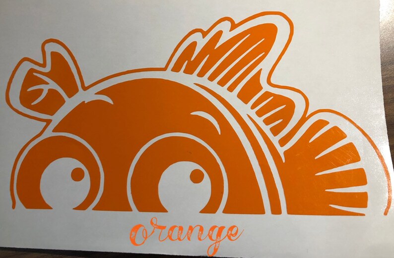 Vinyl Decal Car Decal Sticker Lap Top Nemo Waving - Etsy