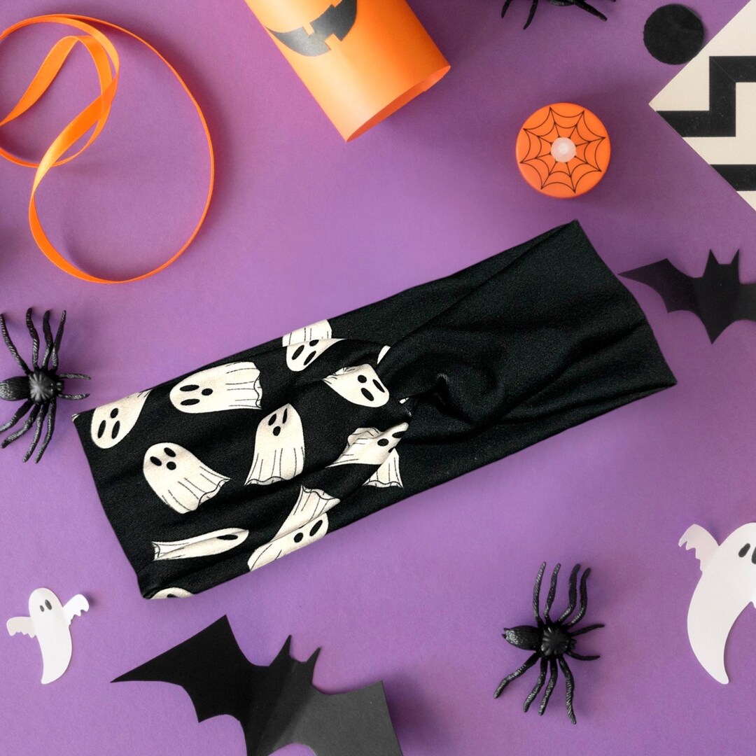 Stretchy Ghost Headband, Halloween Costume Accessory, Spooky Headband ...