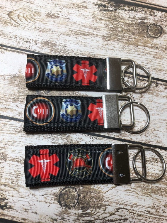 911 Fire Department Police Department Ems Key Fob - Etsy