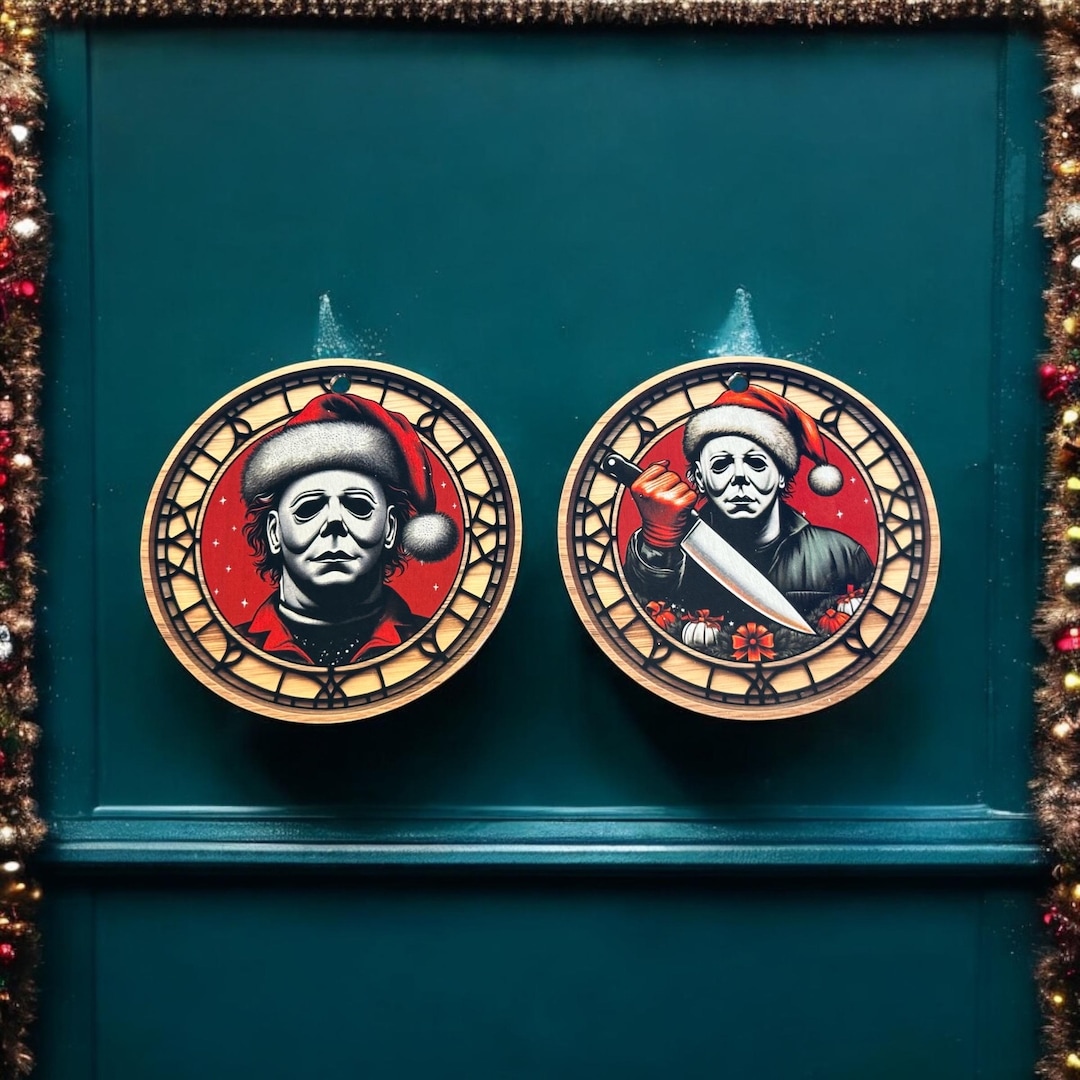 Jason Horror Christmas Ornament, Custom Personalized Decoration ...