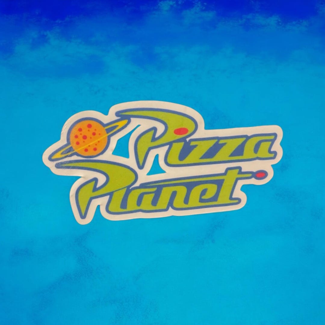 Toy Story, Pizza Planet Inspired, Sticker or Decal for Lap Top Car or ...