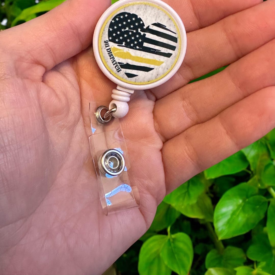 911 Operator Badge Reel, Emergency Dispatcher Gift, Novelty Badge ...