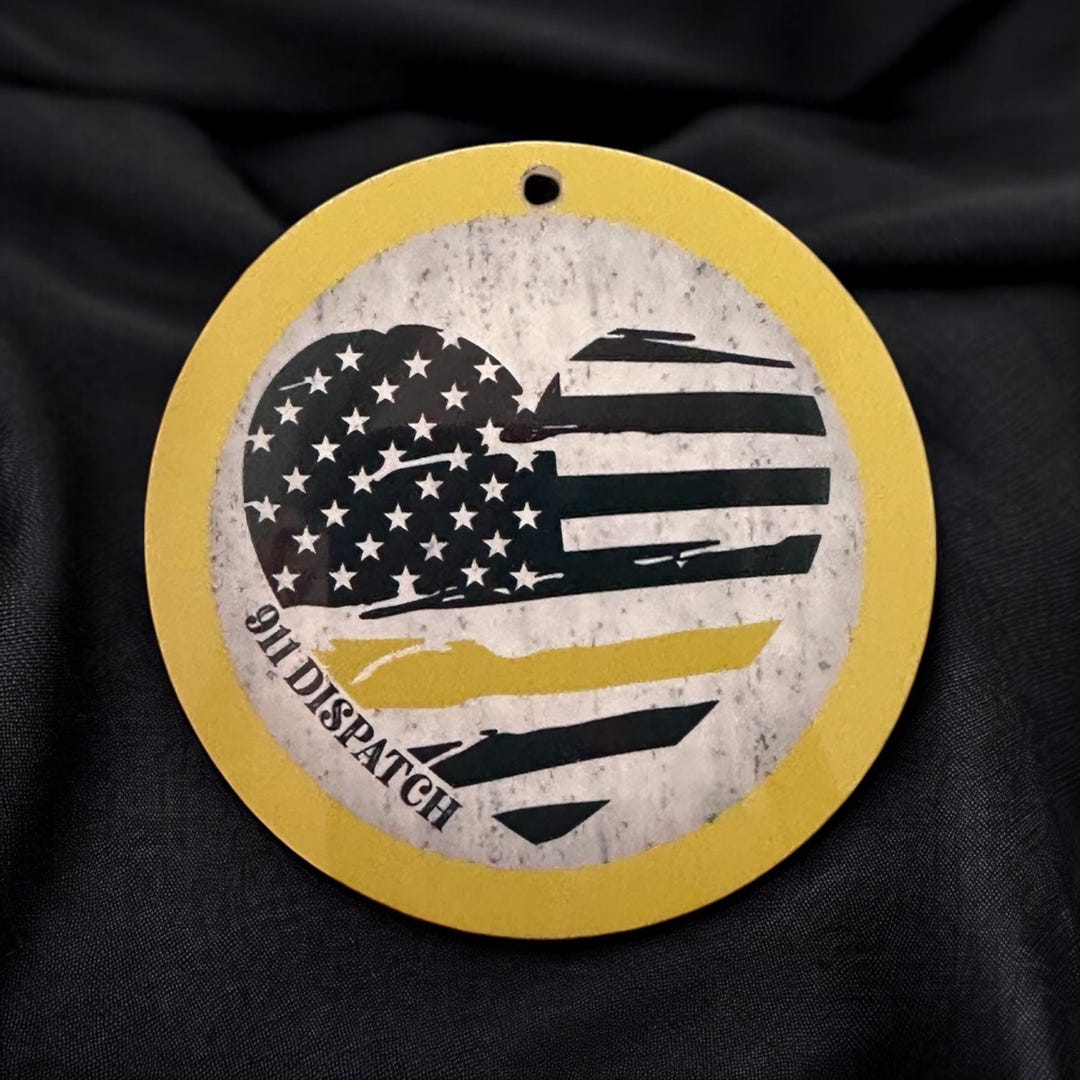 Handmade 911 Dispatcher Christmas Ornament, Personalized Dispatcher ...