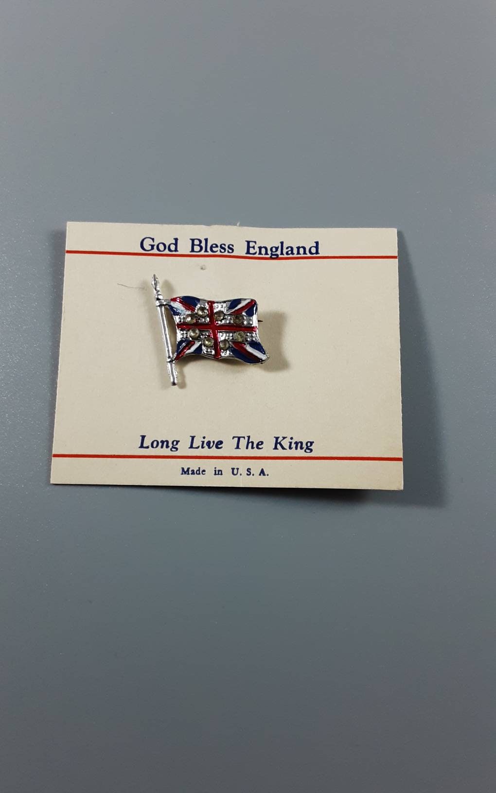 Union Flag Lapel Pin / Badge 1940s to Early 1950s, Union Jack, Original ...