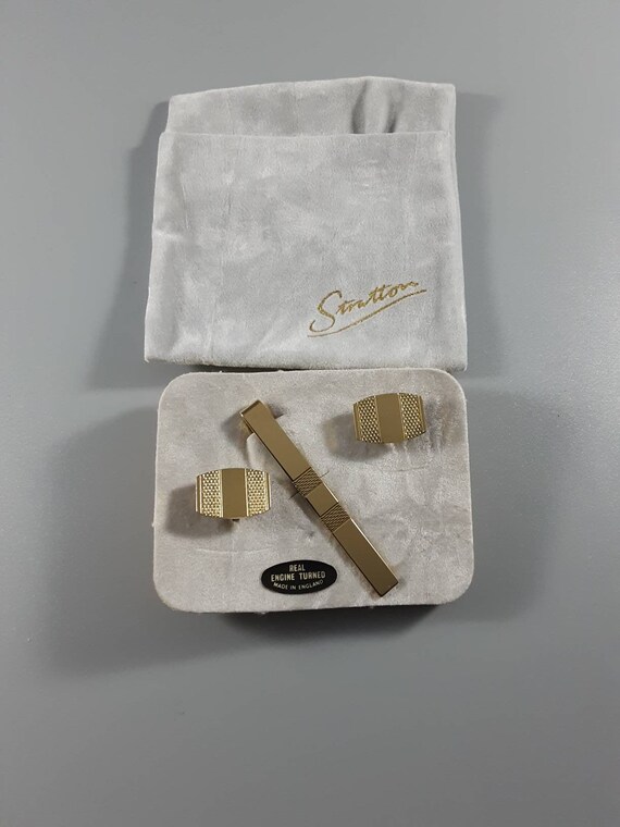 Stratton imitation tie clip - Gem