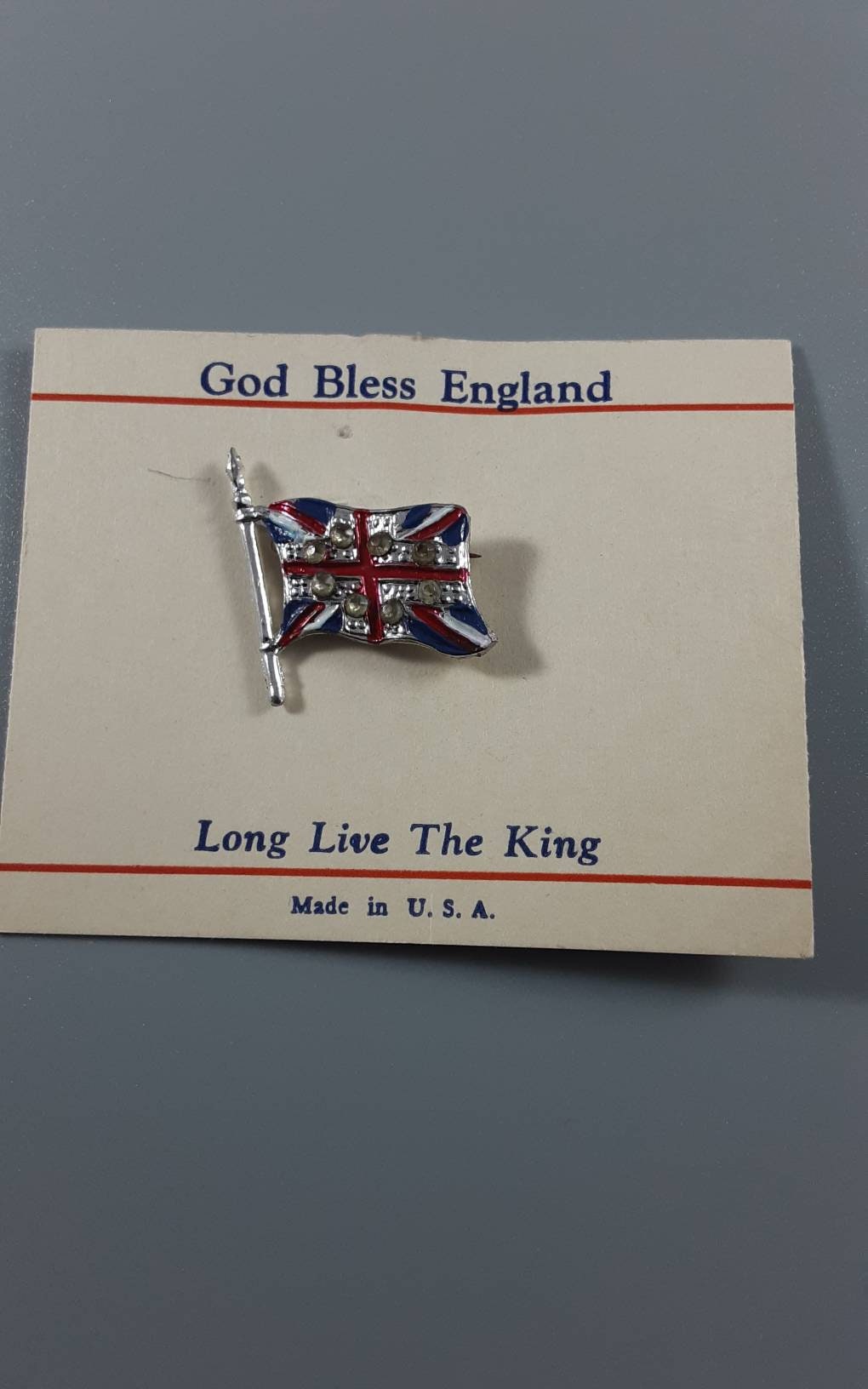 Union Flag Lapel Pin / Badge 1940s to Early 1950s, Union Jack, Original ...