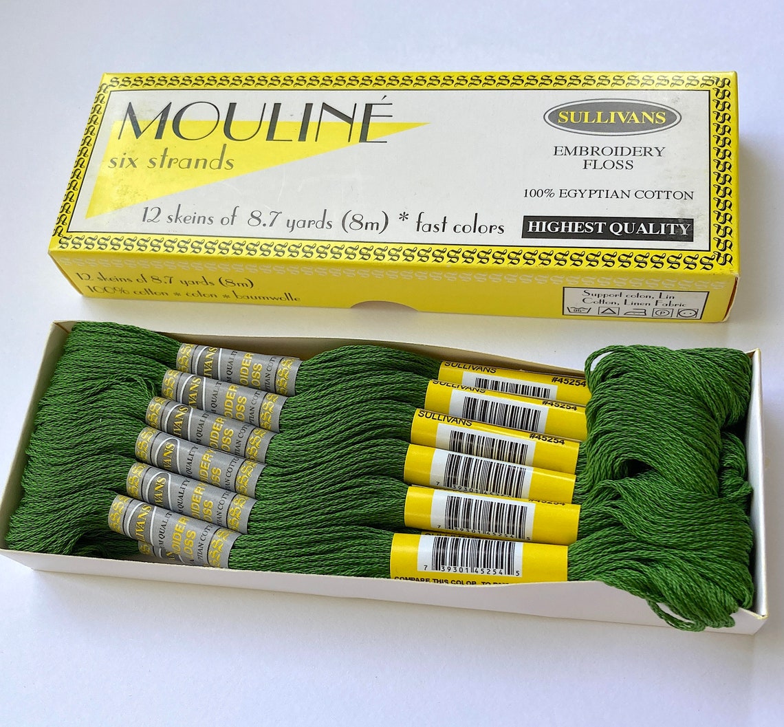 Sullivans 12 Pack Embroidery Floss Color 451254 Dark Parrot - Etsy