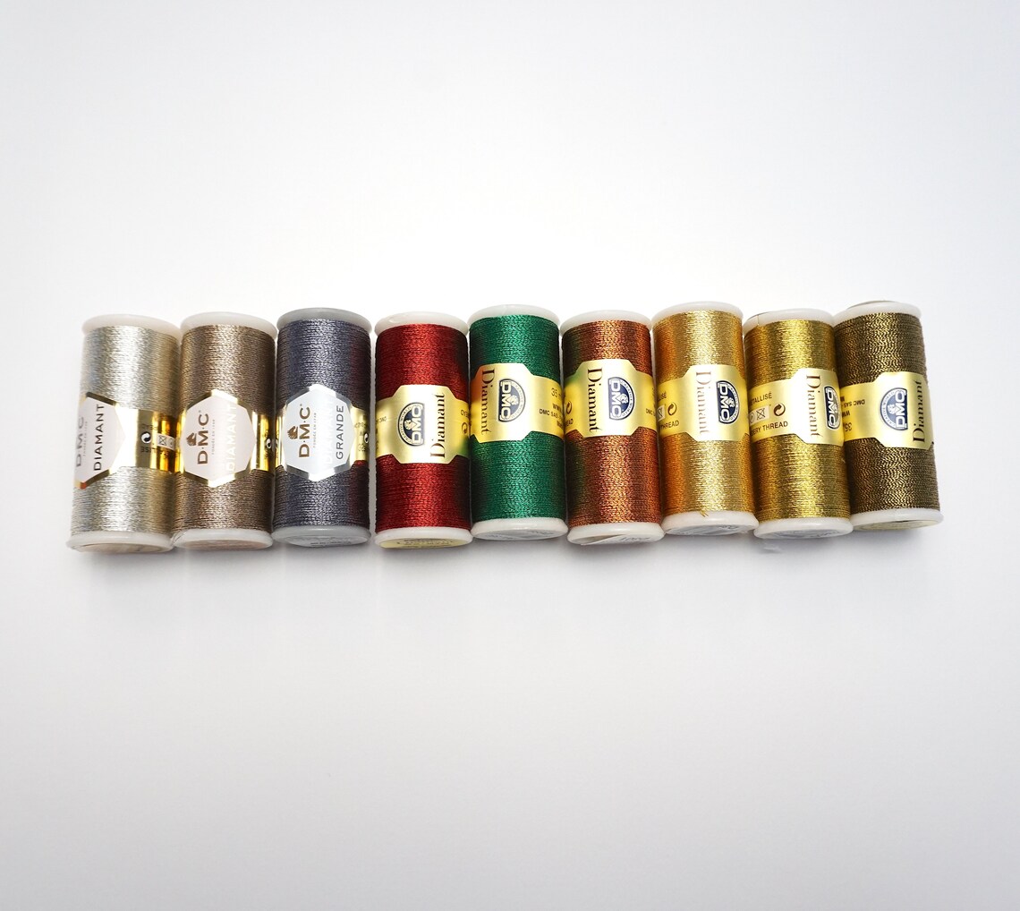 DMC Diamant Ruby Red Ruby Red Diamant Metallic Red Thread - Etsy