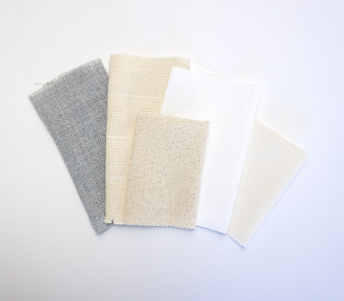 Sample Fabric Pack Punch Needle Foundation Cloth Sample Pack - Etsy