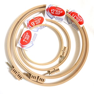 7" Morgan No Slip Embroidery Hoop for Punch Needle or Needle Work - Etsy