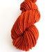 4 Ply Rug Wool Yarn Red Orange Rust, Rug Punch Needle Yarn, Rug Yarn ...