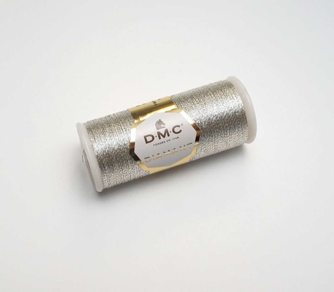 DMC Diamant Light Silver, Silver DMC Thread, DMC Grey Metallic ...