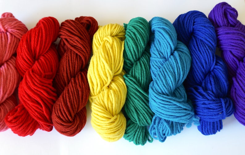 3 Ply Rug Wool Yarn Purple Violet Rug Punch Needle Yarn Rug - Etsy