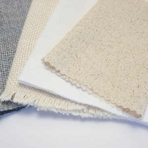 Sample Fabric Pack, Punch Needle Foundation Cloth Sample Pack, Monks ...