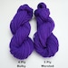 3 Ply Rug Wool Yarn Purple Violet, Rug Punch Needle Yarn, Rug Yarn ...