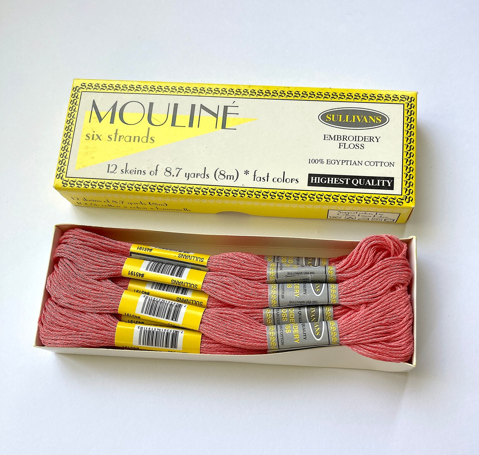 Sullivans 12 Pack Embroidery Floss Color 45191 Salmon - Etsy