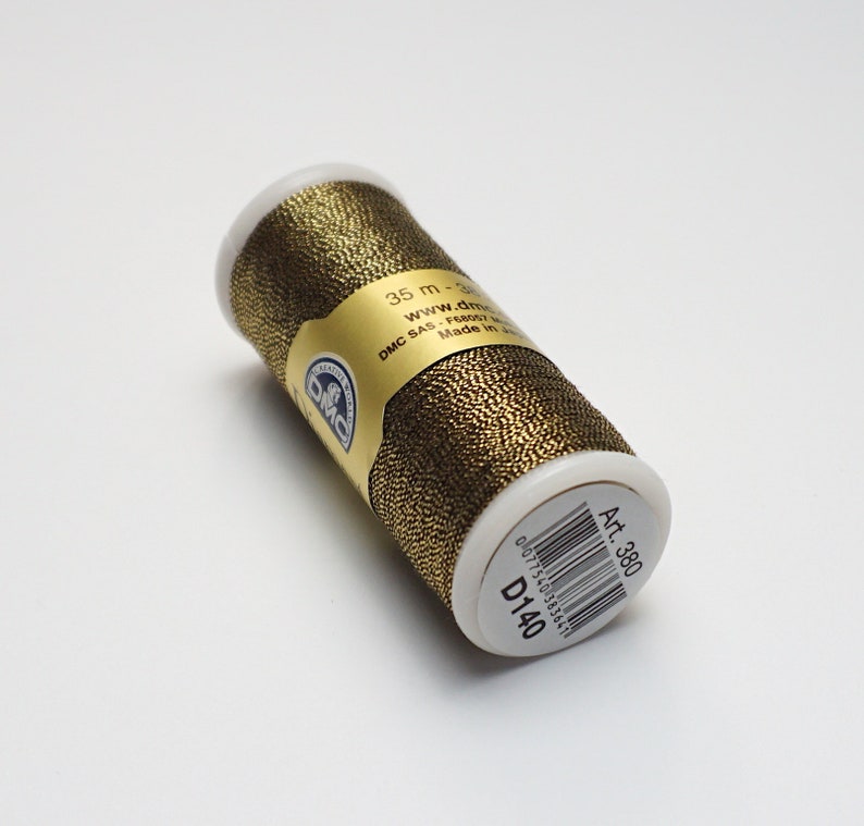 DMC Diamant Black Gold Metallic Gold DMC Diamant Metallic | Etsy