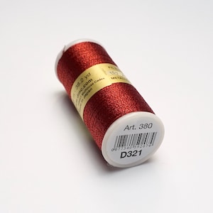 DMC Diamant Ruby Red, Ruby Red Diamant, Metallic Red Thread, Diamant ...
