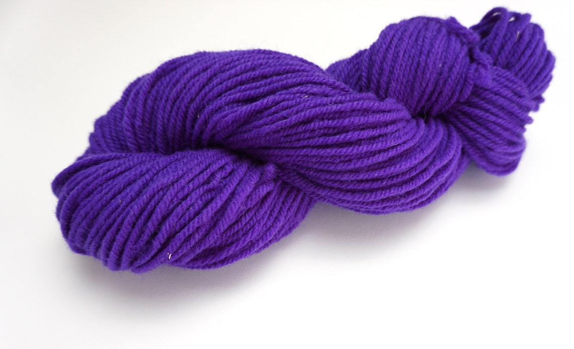 3 Ply Rug Wool Yarn Purple Violet Rug Punch Needle Yarn Rug - Etsy