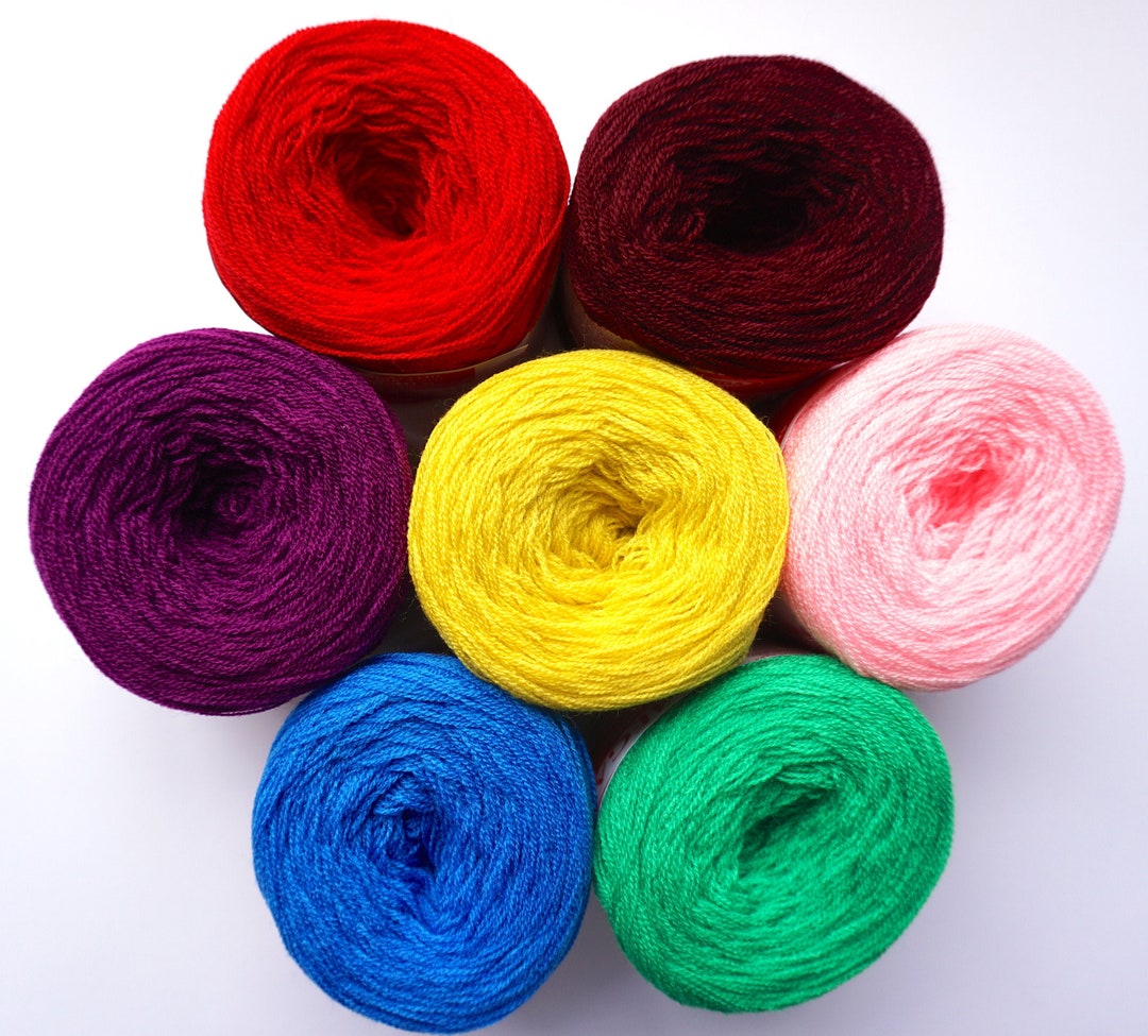 Colorful Yarn Pack Version 2, Punch Needle Yarn Pack, Omega Cryl ...