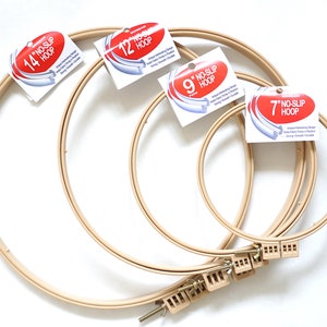 14" Morgan No Slip Embroidery Hoop for Punch Needle or Needle Work - Etsy