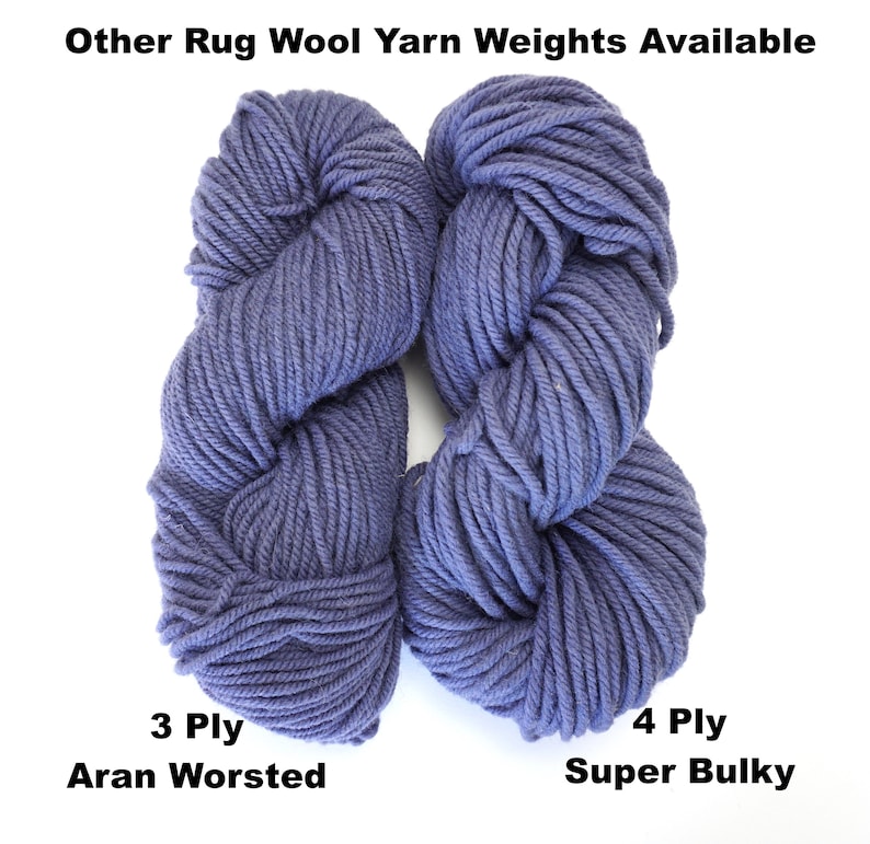 3 Ply Mulberry Maroon Heather Rug Wool Yarn Rug Punch Needle | Etsy