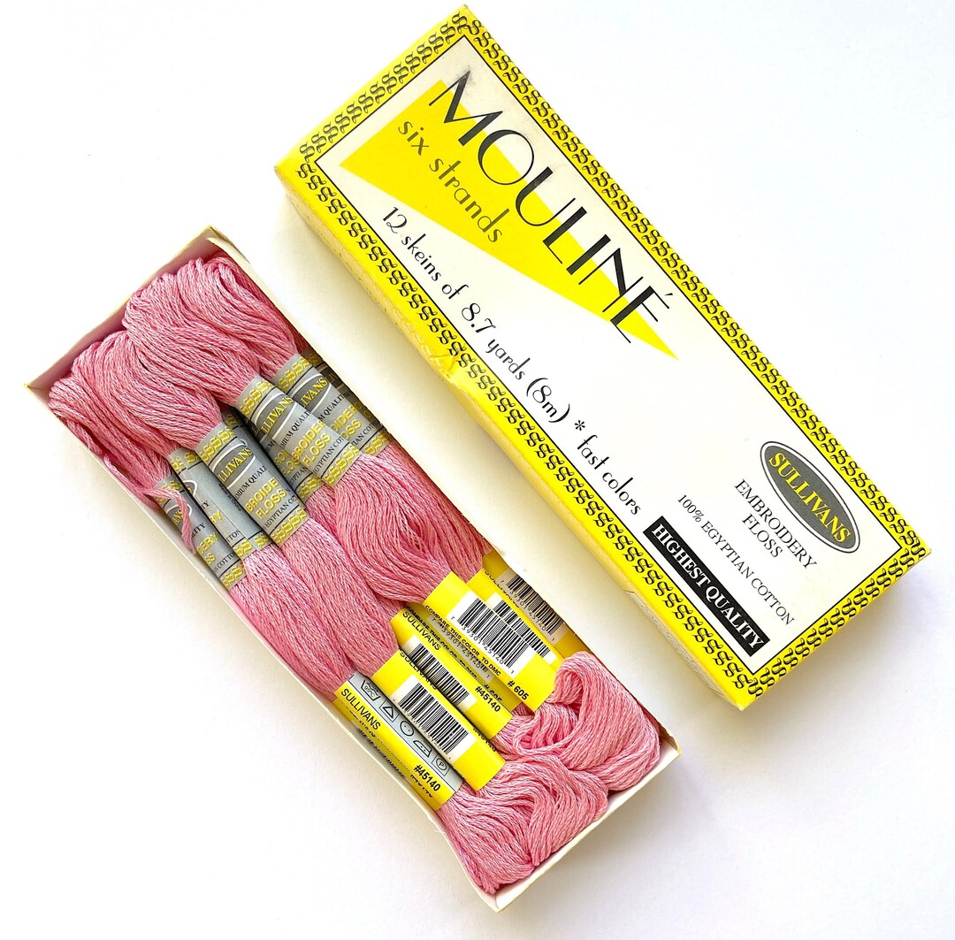 Sullivans 12 Pack Embroidery Floss - Color 45140 Light Cranberry ...