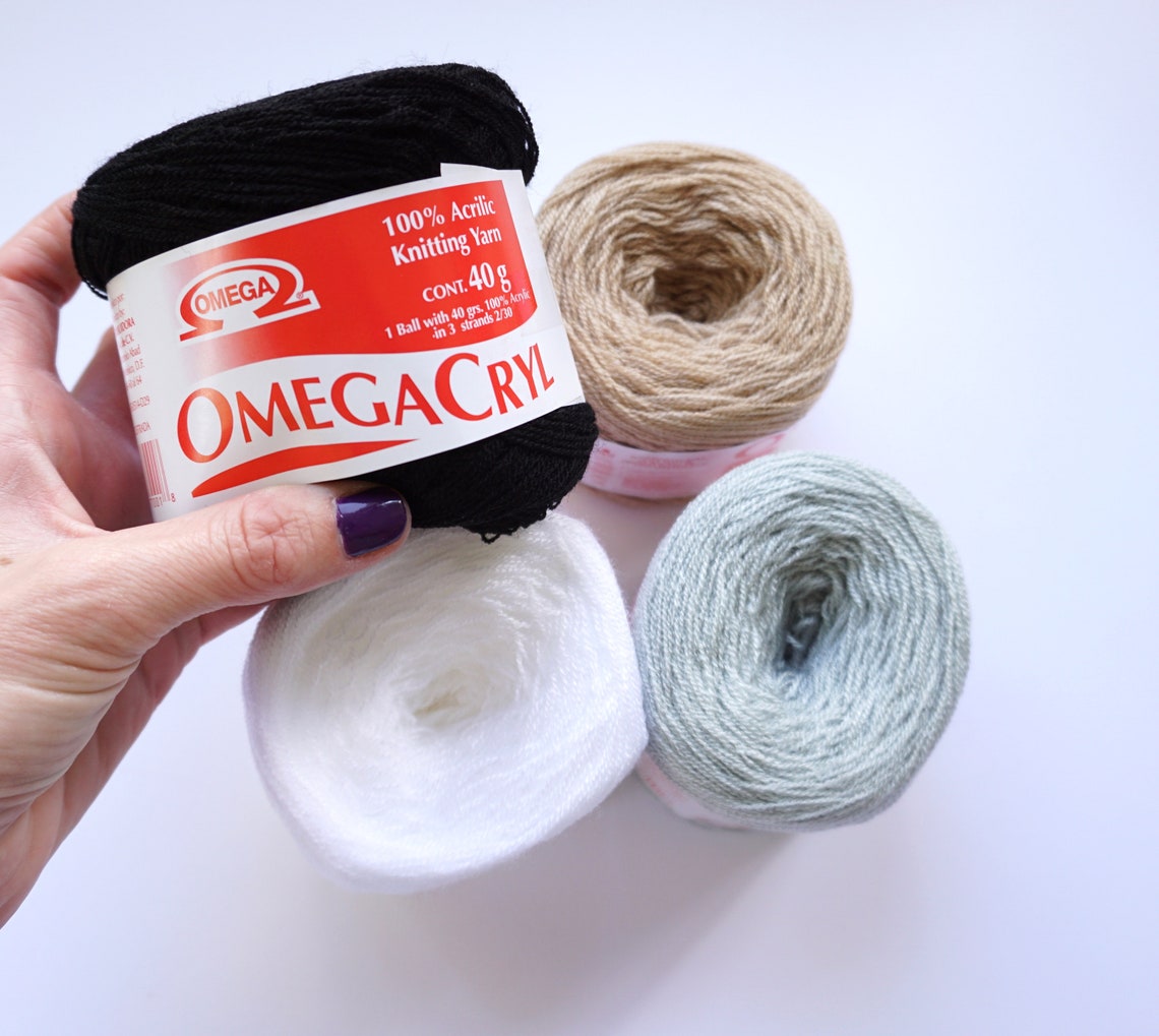 Neutral Yarn Pack Punch Needle Yarn Pack Omega Cryl Acrylic - Etsy