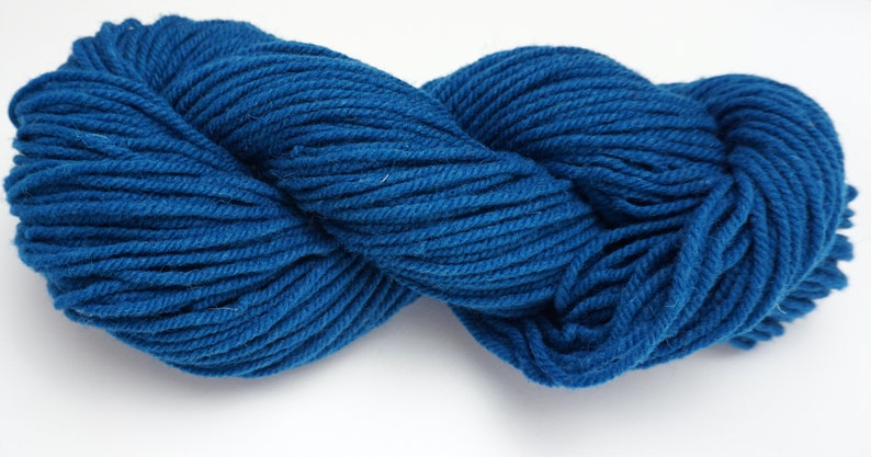 3 Ply Teal Rug Wool Yarn, Rug Punch Needle Yarn, Rug Yarn, Hand Dyed ...