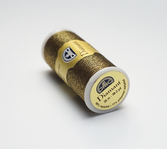 DMC Diamant Black Gold Metallic Gold DMC Diamant Metallic | Etsy