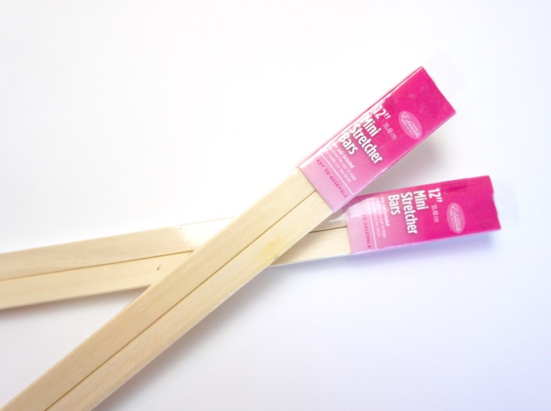 12 Stretcher Bar Set Mini Stretcher Bars Thin - Etsy