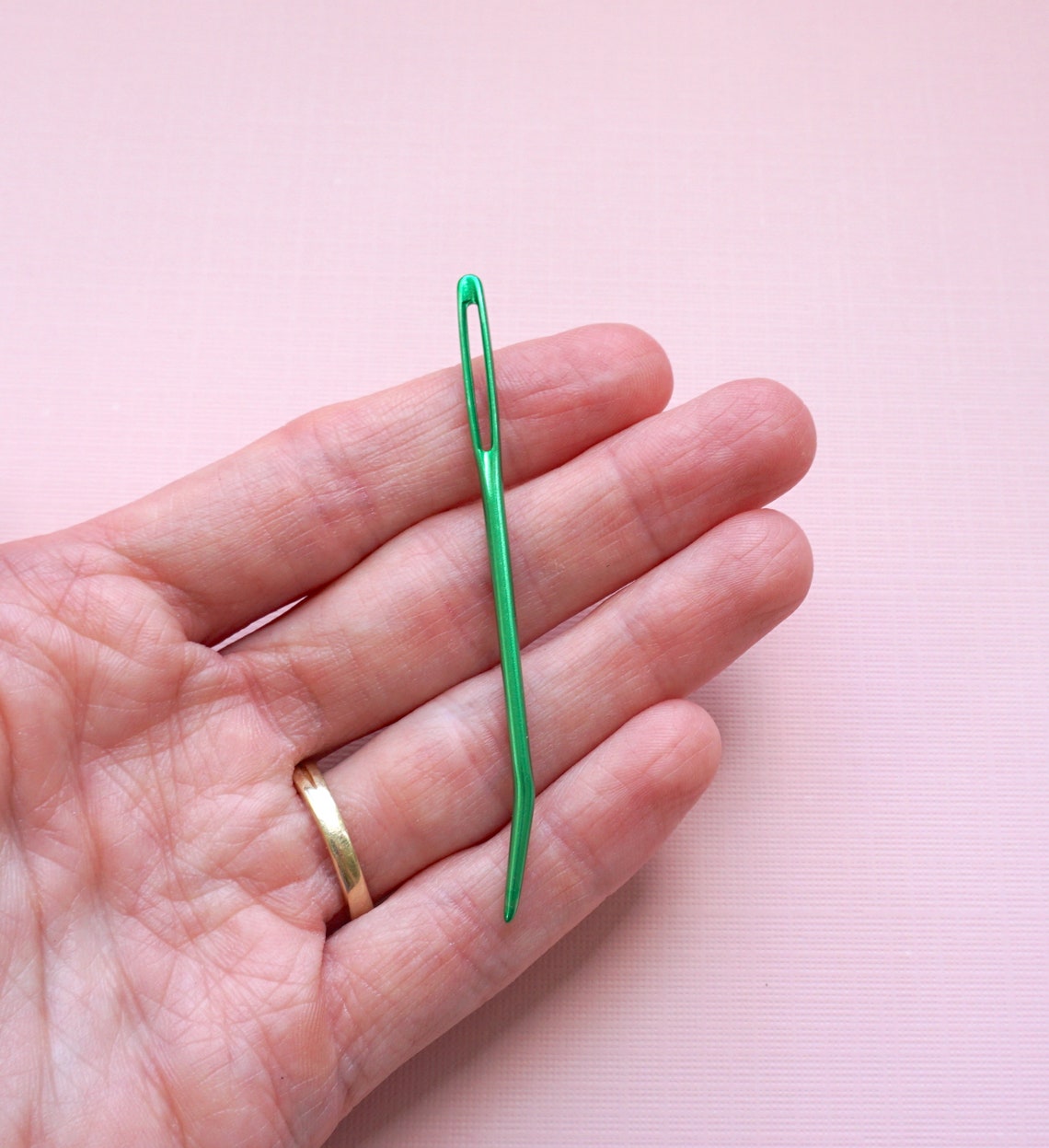 2 Yarn Darning Needles Tapestry Needle Bent Tip Yarn - Etsy