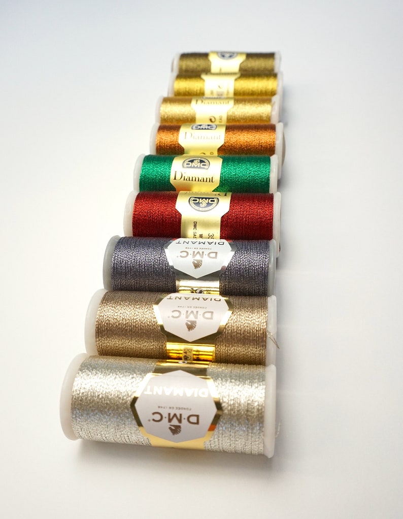 DMC Diamant Light Silver Silver DMC Thread DMC Grey | Etsy