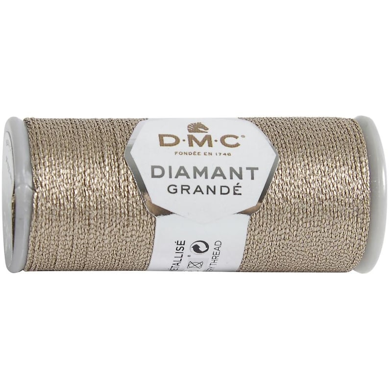 DMC Diamant Grande Old Rose, Rose Gold Thread, DMC Grey Metallic ...