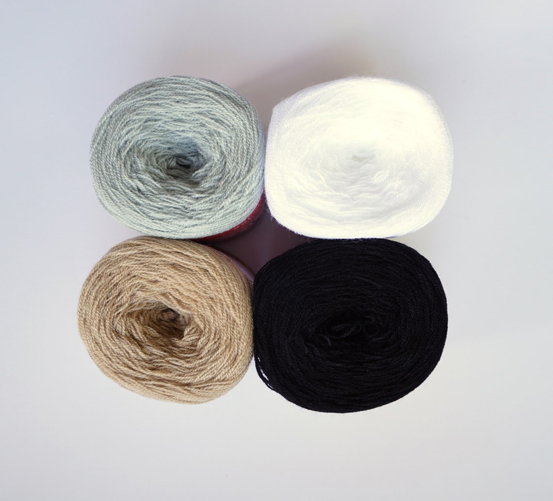 Neutral Yarn Pack Punch Needle Yarn Pack Omega Cryl Acrylic - Etsy