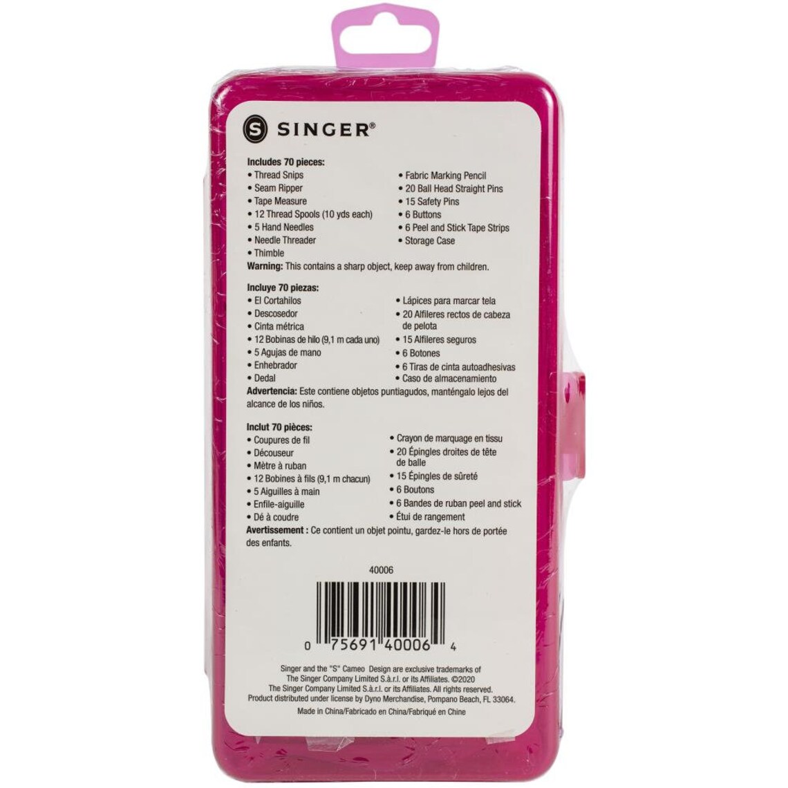 Singer Exclusive Survival Sewing Kit 70 Piece Sewing Kit - Etsy