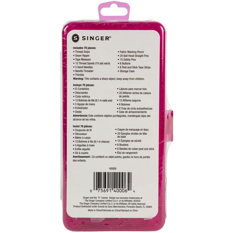 Singer Exclusive Survival Sewing Kit 70 Piece Sewing Kit - Etsy