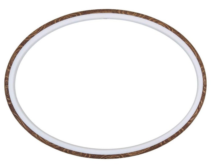 Faux Wood Oval Embroidery Hoop 12 Inches, Anchor Embroidery Hoop - Etsy