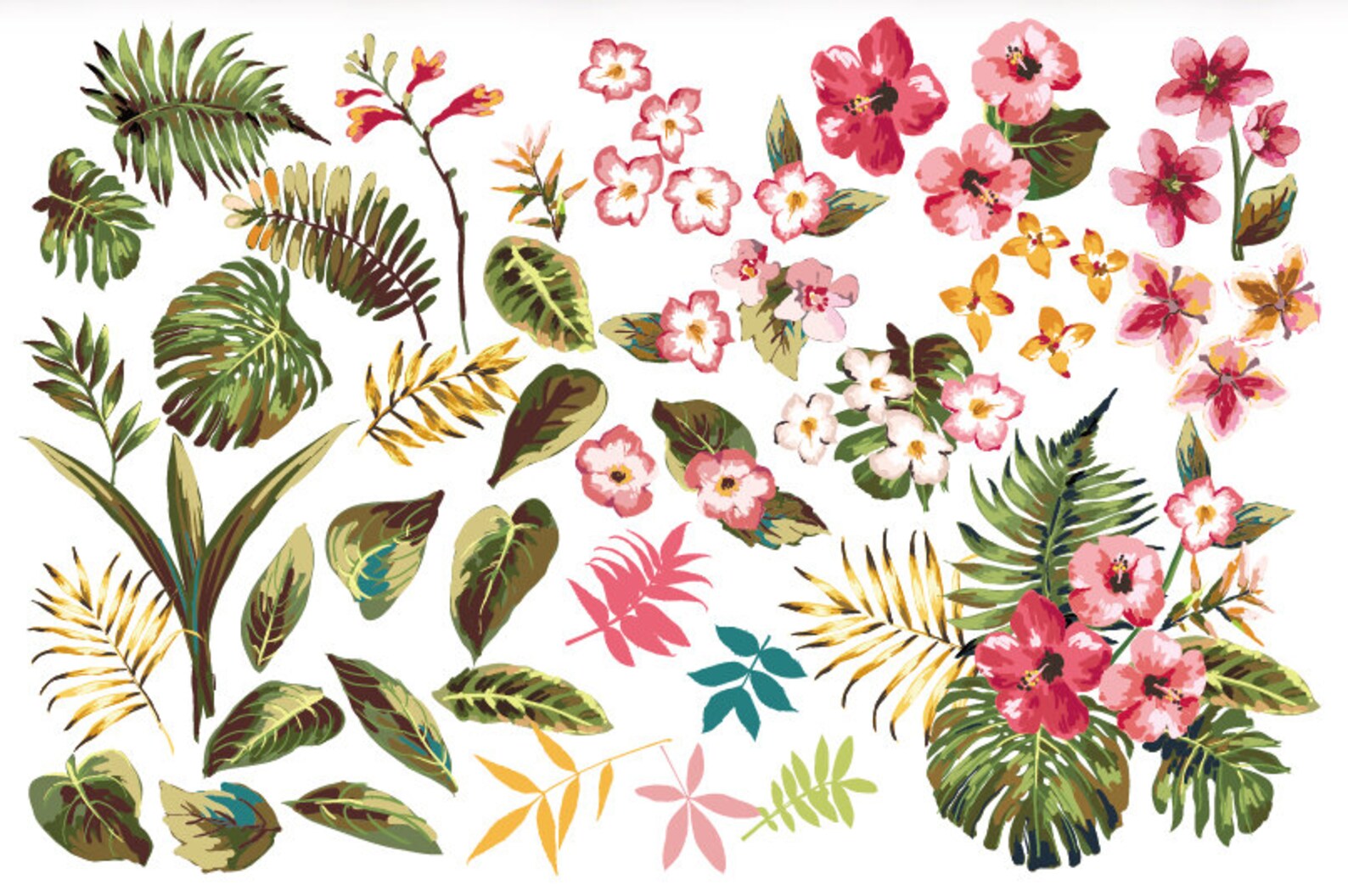 Seamless Tropical Patterns Vol.1 - Etsy