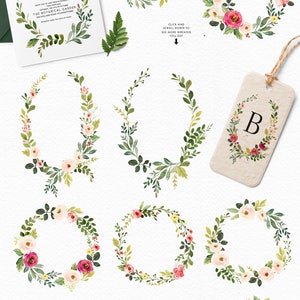 Vigorous Spring-graphic Design Set/large Set/wedding/clip Art ...