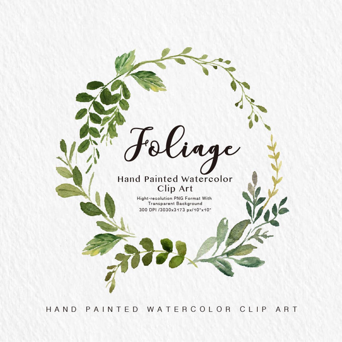 Watercolor Leaf Clip Art-foliage/small Set/individual PNG | Etsy
