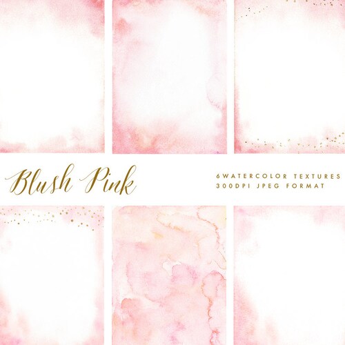 Watercolor Texture-blush Pink/small - Etsy
