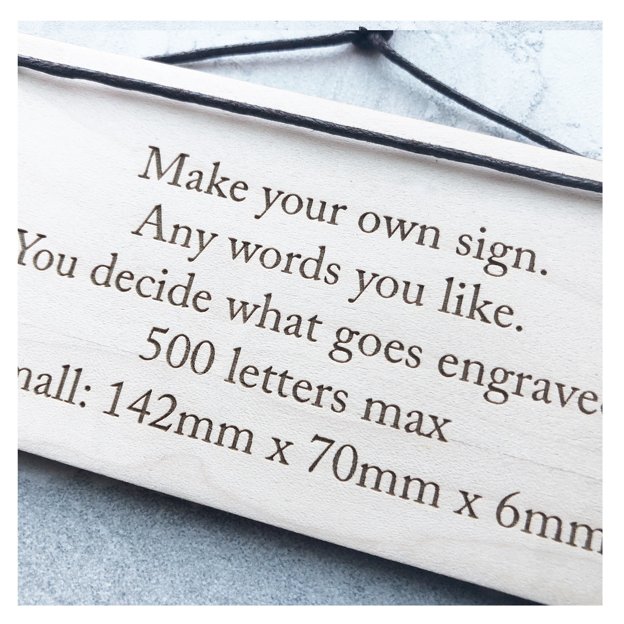 Personalised Shabby Wooden Rectangle Sign Custom Bespoke Made - Etsy UK