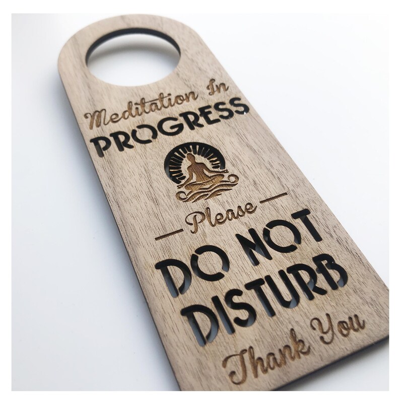 Meditation Sign - Etsy