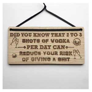 Funny Rude Drinking Signs Pub Bar Gin Wine Prosecco Vodka Novelty ...