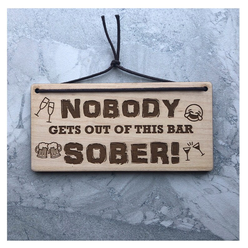 Funny Rude Drinking Signs Pub Bar Gin Wine Prosecco Vodka - Etsy